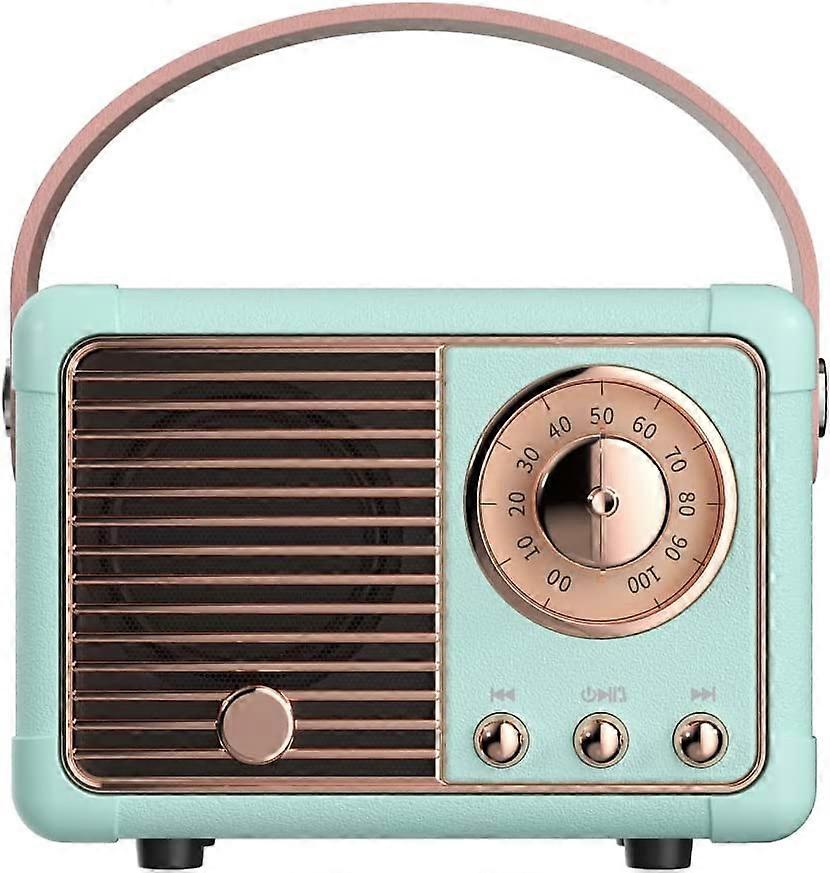 Buy Pale Blue Vintage Retro Style Bluetooth Speaker - Classic old style ...