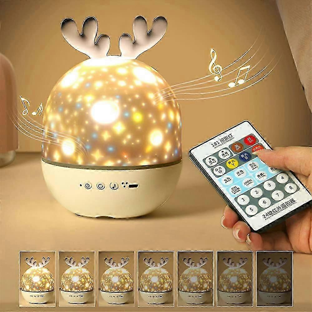 Buy Projector Night Light, Led Child Night Light Music And Light Lamp ...
