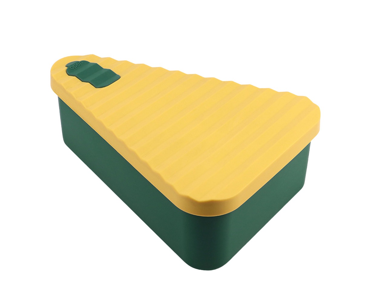 Buy Reusable Pizza Slice Storage Container Silicone Pizza Box with ...