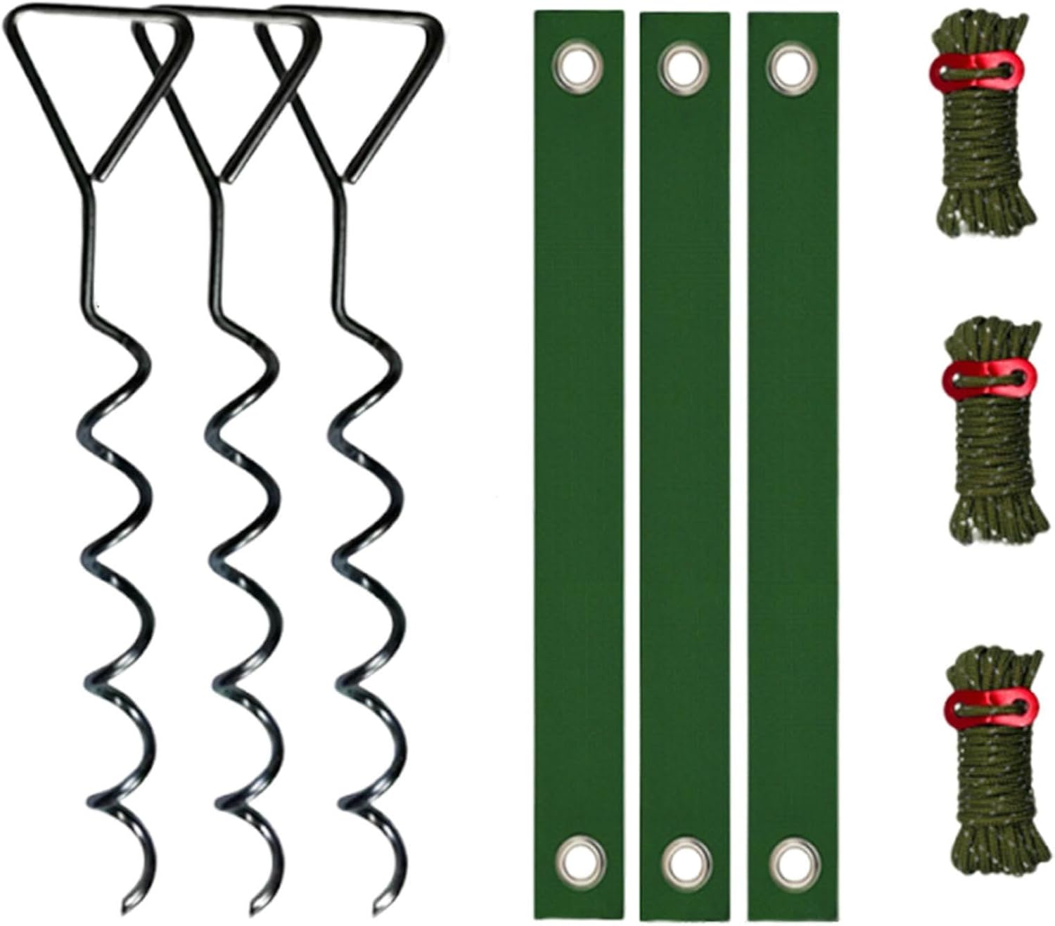 Buy Tree Stake Kit Sturdy Spiral Tree Stakes and Support Heavy Duty for ...