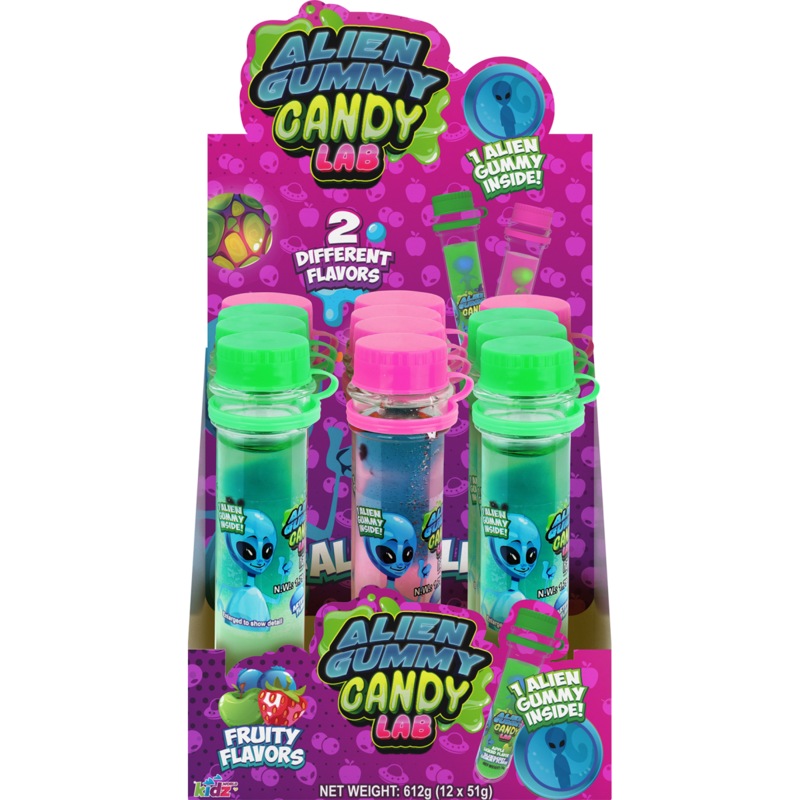 Buy Alien Gummy Candy Lab 51g x 12 - MyDeal