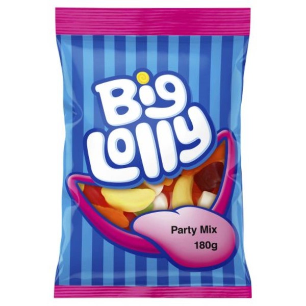 Buy Big Lolly Party Mix 180g x 12 - MyDeal Australia