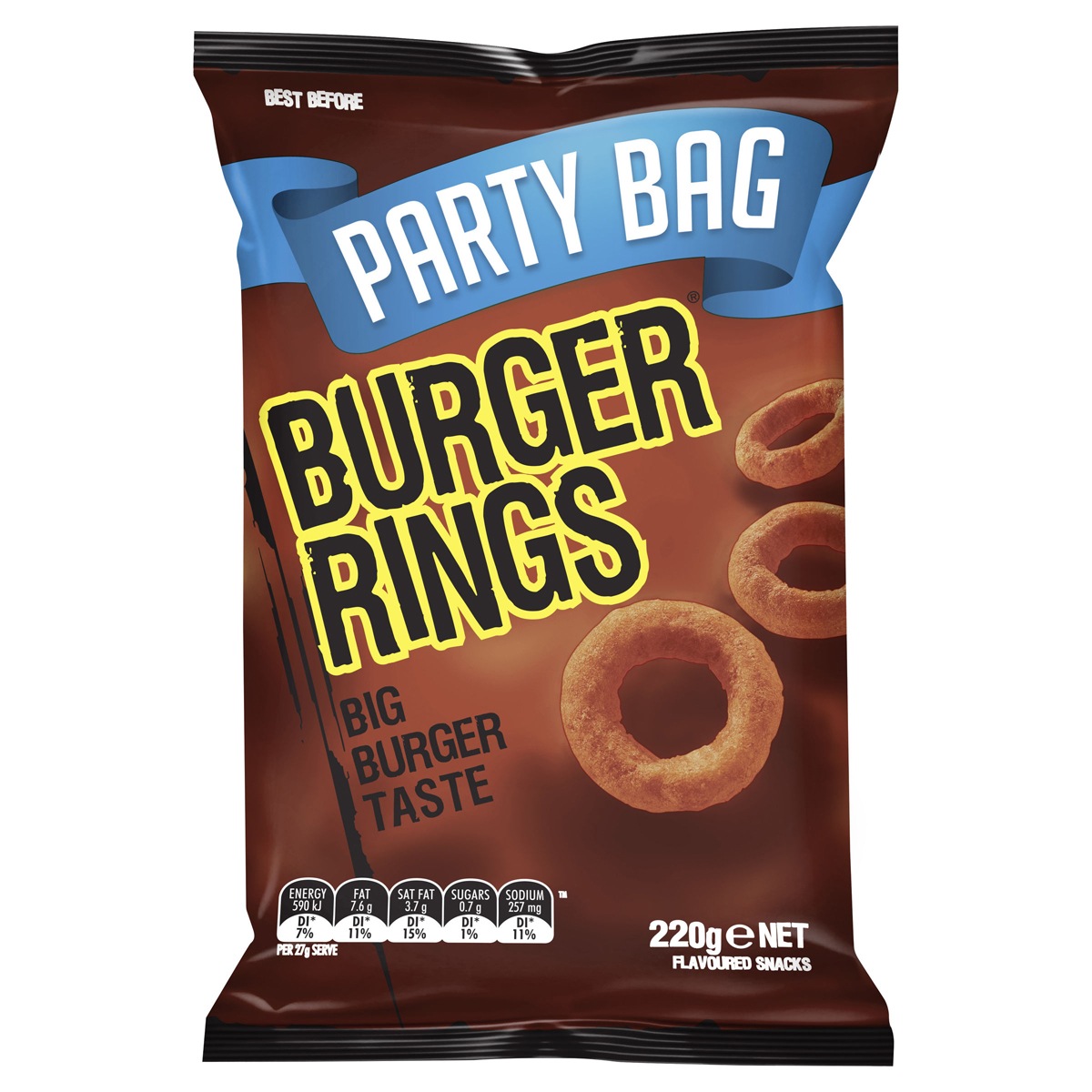 Buy Burger Rings 220g x 1 - MyDeal Australia
