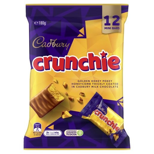 Buy Cadbury Crunchie Bar Share Pack 180g x 1 - MyDeal Australia