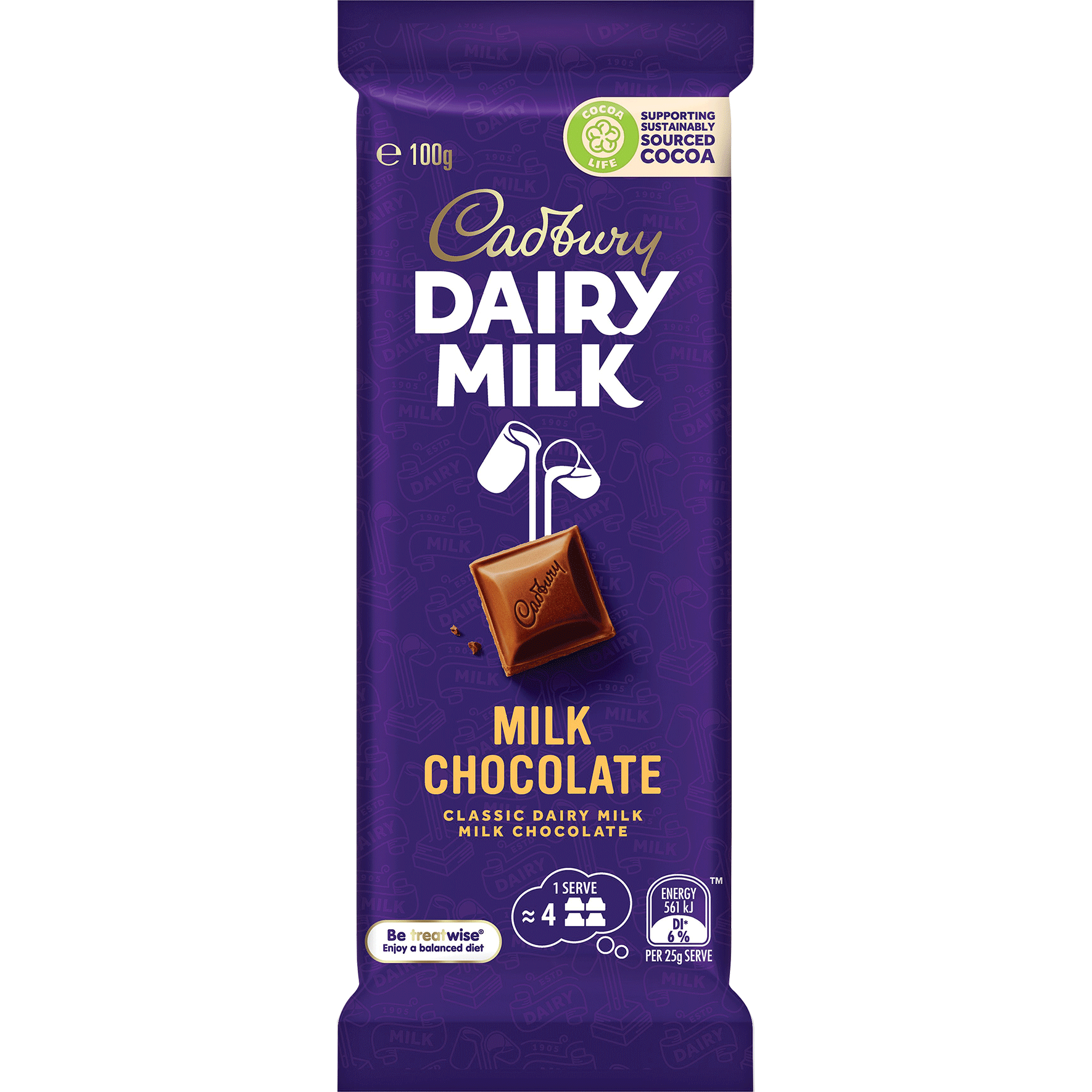 Buy Cadbury Dairy Milk Chocolate Block 100g x 16 - MyDeal Australia