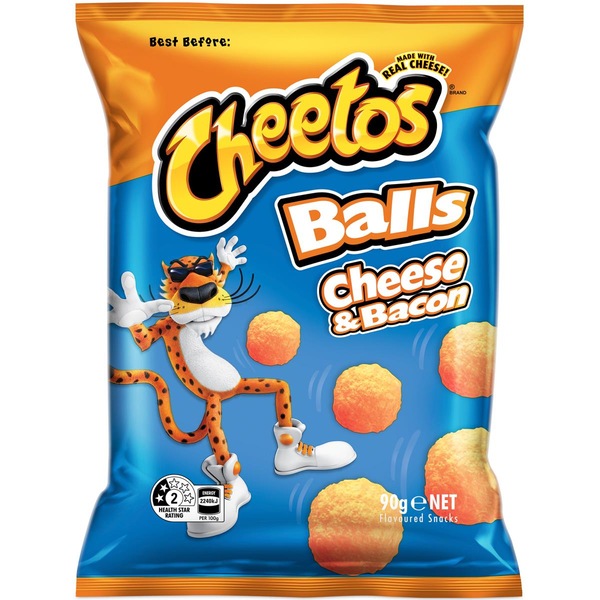 Buy Cheetos Cheese & Bacon Balls 90g x 15 - MyDeal Australia