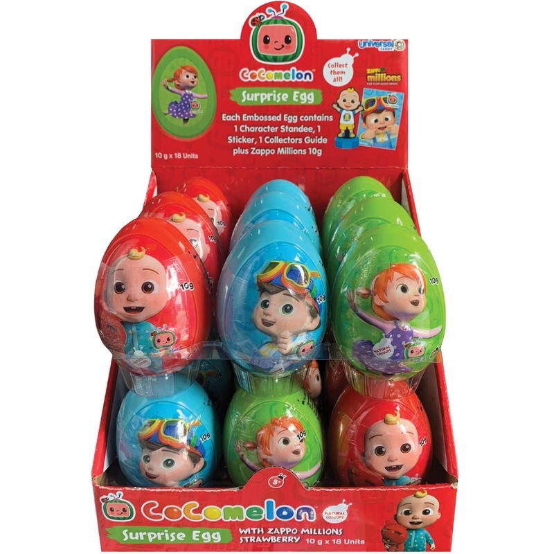 Buy Cocomelon Embossed Egg 10g x 18 - MyDeal