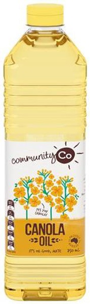 Buy Community Co Community Co Canola Oil 750ml x 1 - MyDeal Australia