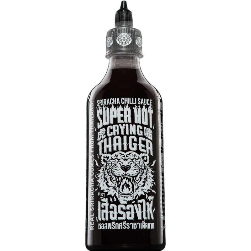 Buy Crying Thaiger Black Sriracha Super Hot 440ml x 1 - MyDeal