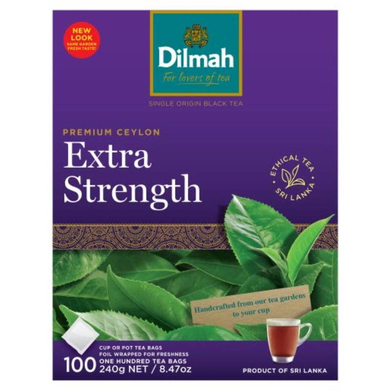 Buy Dilmah Extra Strength Tea Pot Bags 100 Pack x 1 - MyDeal