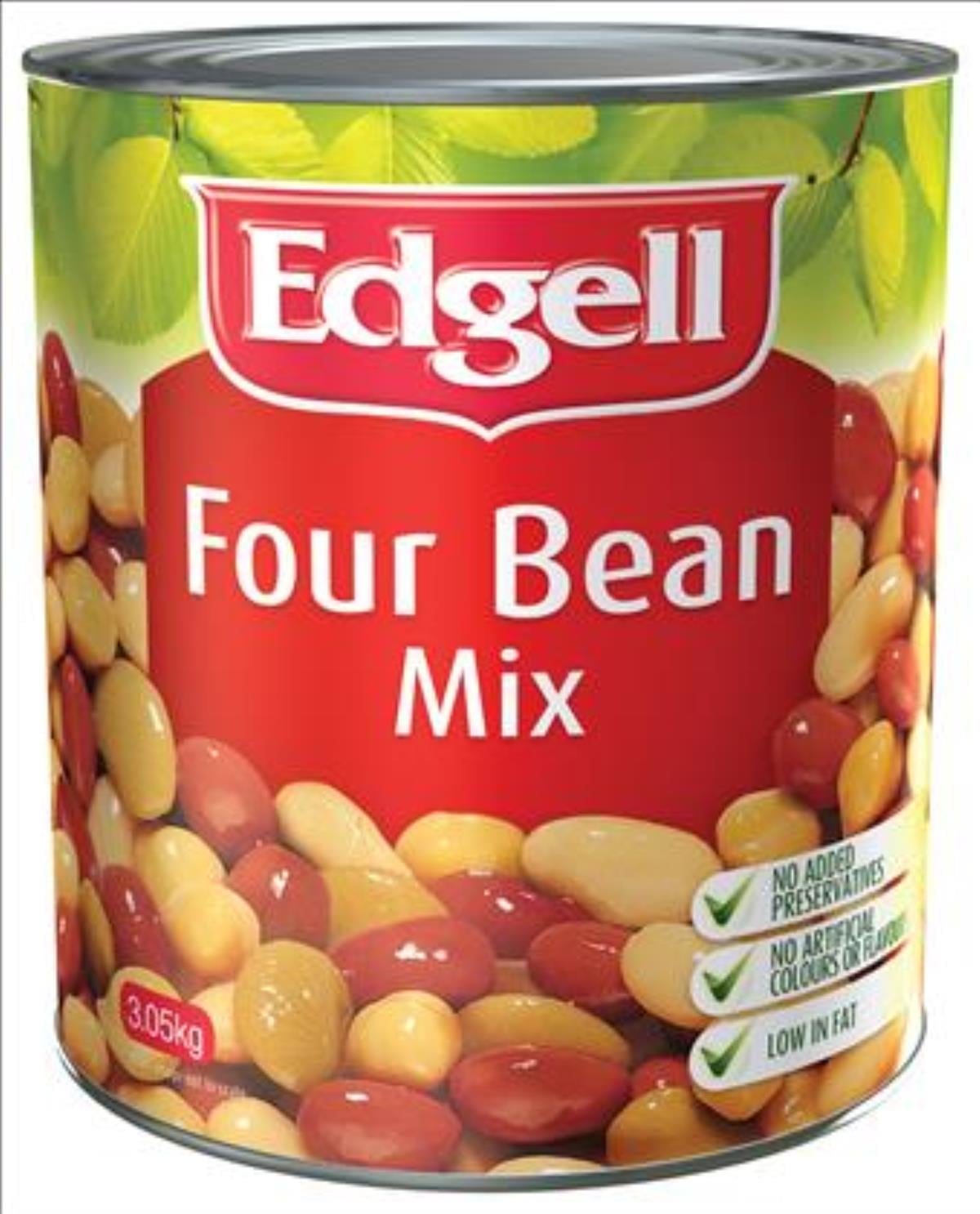 Buy Edgell Bean Mix Four 3.05 Kg Can - MyDeal Australia