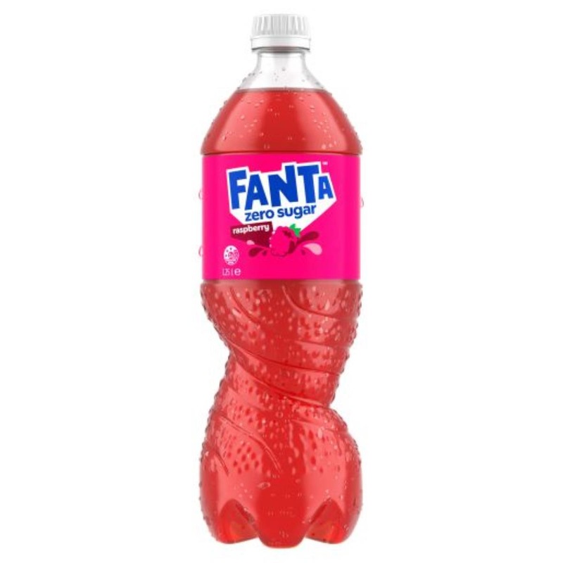 Buy Fanta Raspberry No Sugar Fanta 1.25l x 1 - MyDeal