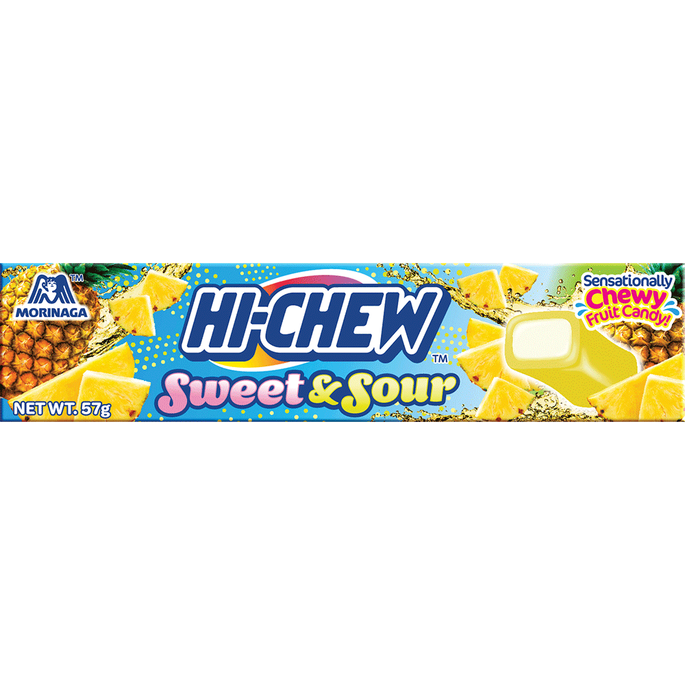 Buy Hi Chew Sour Pineapple 57g x 12 - MyDeal Australia