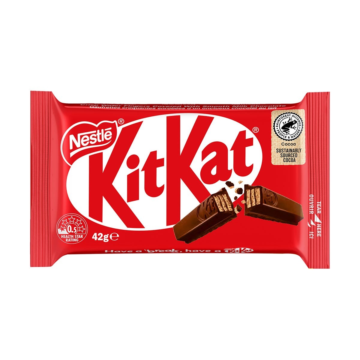 Buy Kit Kat 4 Finger 42g x 48 - MyDeal Australia
