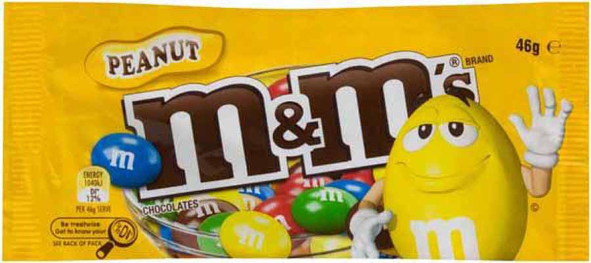 Buy Mars M & M's Peanut 46g x 12 - MyDeal Australia