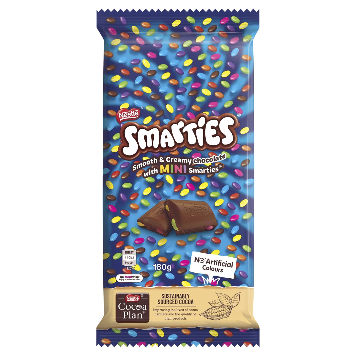 Buy Nestle Smarties Block 180g x 12 - MyDeal Australia