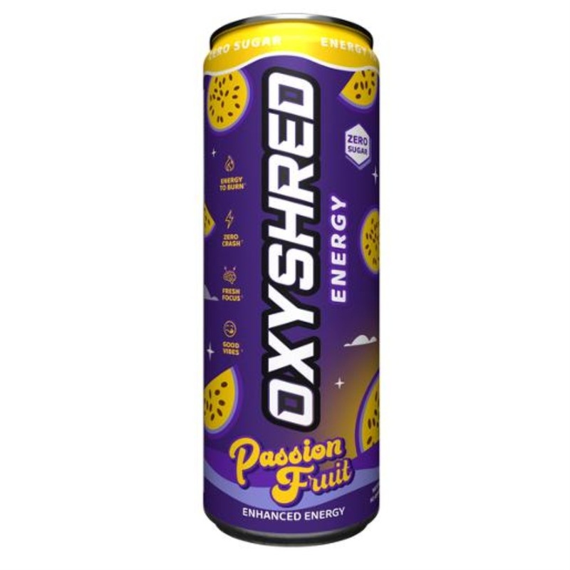 Buy Oxyshred Passionfruit Ultra Energy Drink 355ml x 12 - MyDeal
