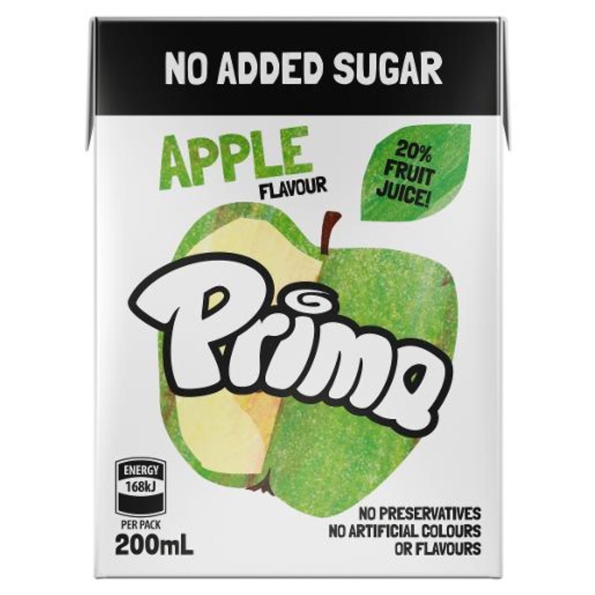 Buy Prima Apple Fruit Drink 6 by 200ml x 4 - MyDeal Australia