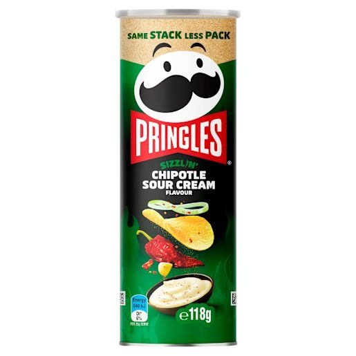 Buy Pringles Chipotle Sour Cream Potato Chips 118g x 12 - MyDeal Australia
