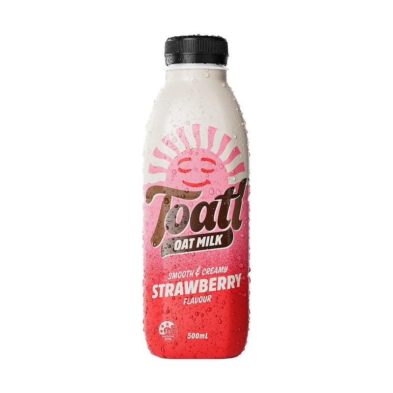 Buy Toatl Oat Milk Strawberry 500ml x 12 - MyDeal