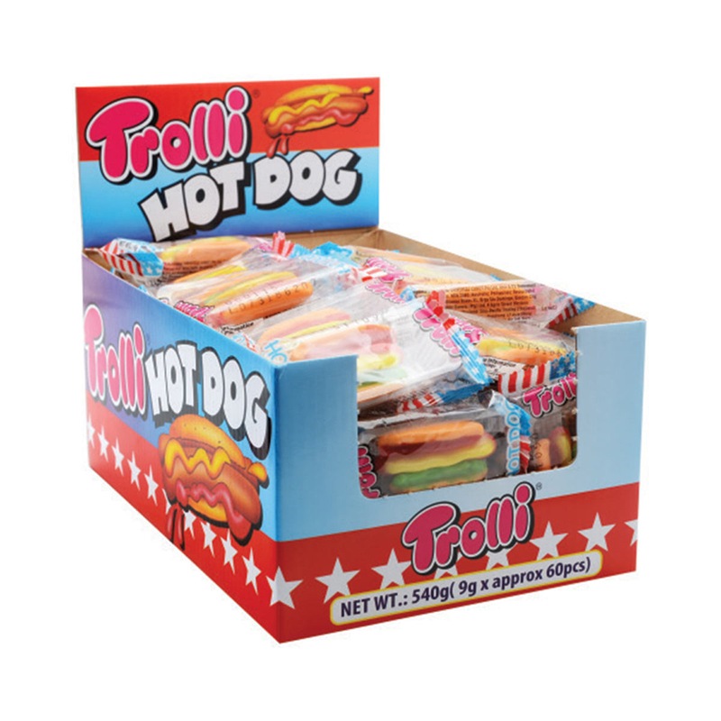 Buy Trolli Hot Dog 10g x 60 - MyDeal
