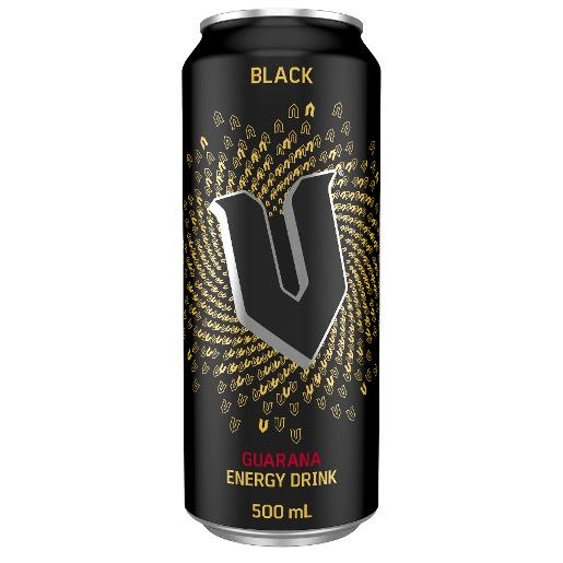 Buy V Energy Black Energy Drink 500ml x 12 - MyDeal Australia