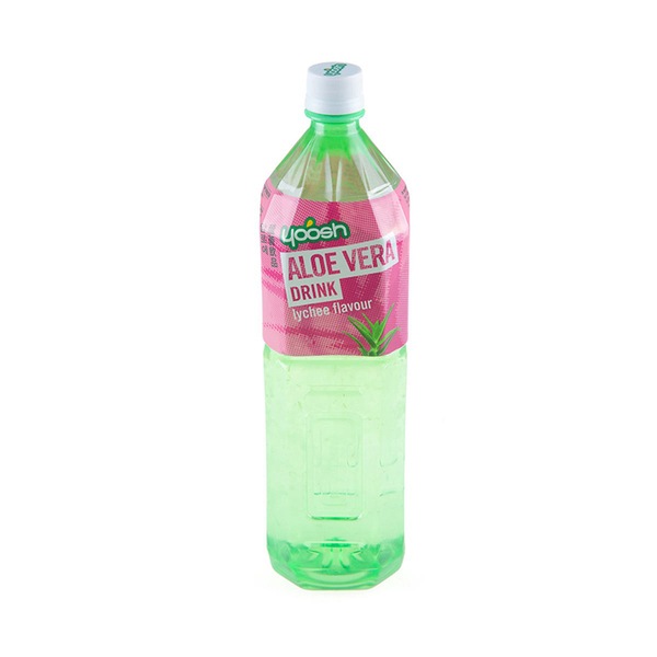Buy Yoosh Aloe Vera Lychee 500ml x 10 - MyDeal Australia
