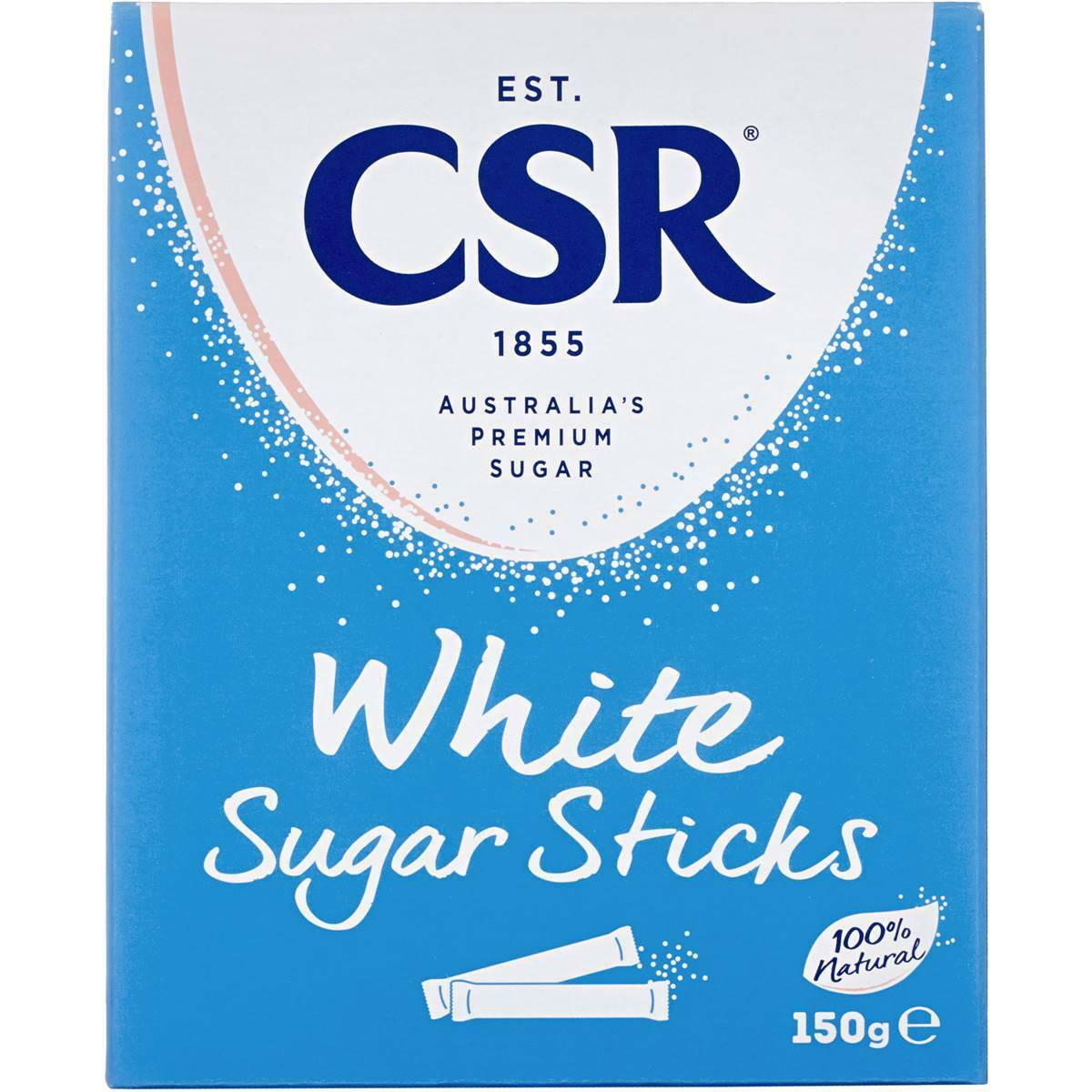 Buy CSR White Sugar Sticks 50 Pack 150g - MyDeal Australia