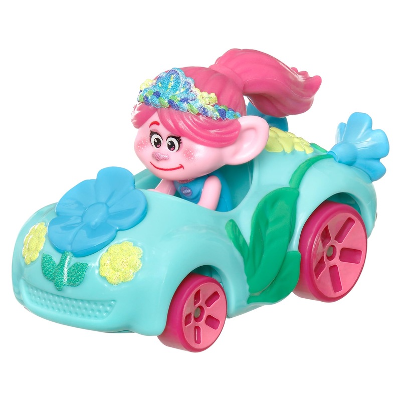 Buy Hot Wheels Racer Verse Trolls Poppy Toy Car Vehicle Figure - MyDeal