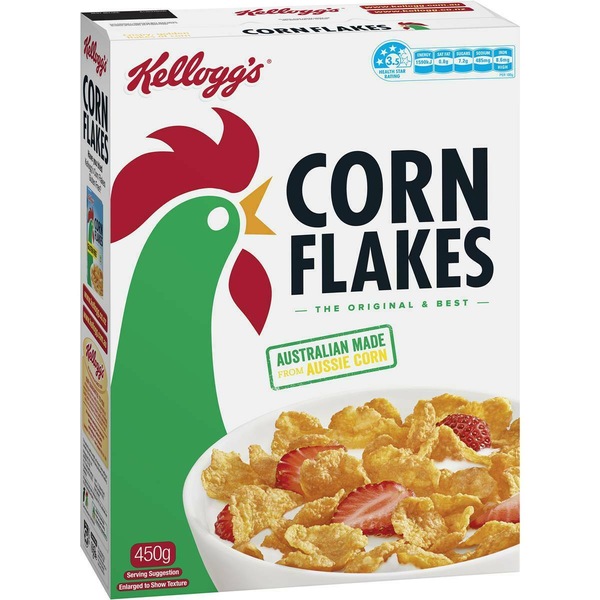 Buy Kelloggs Corn Flakes Cereal 450g - MyDeal Australia