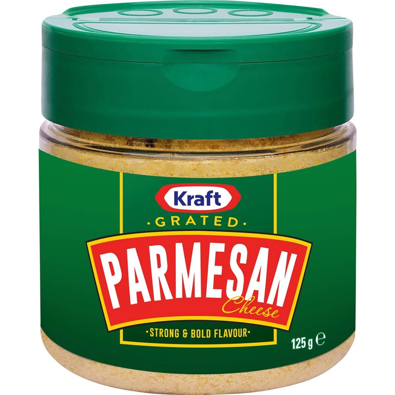 Buy Kraft Grated Parmesan Cheese Powder Strong and Bold Flavour Pasta ...