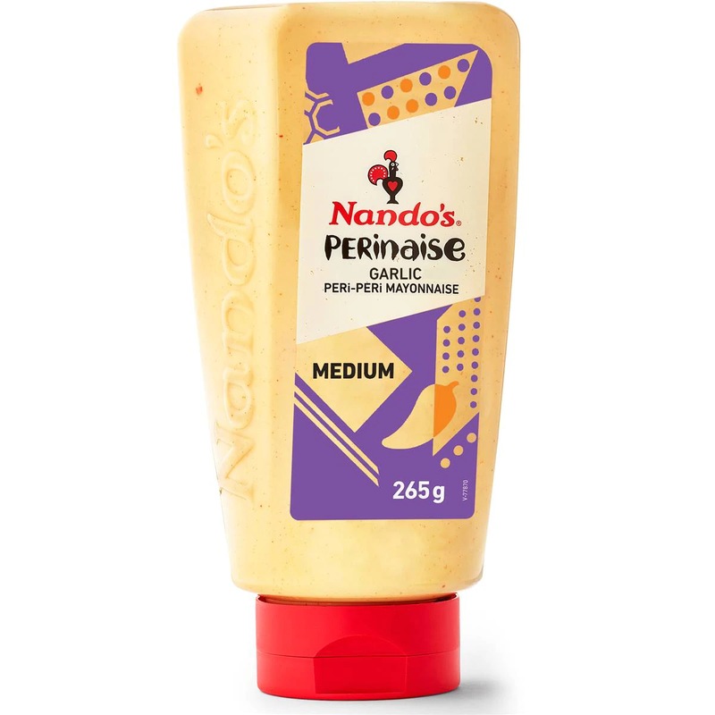Buy Nandos Perinaise Garlic Peri Peri Mayonnaise Mayo Medium Sauce 265g ...