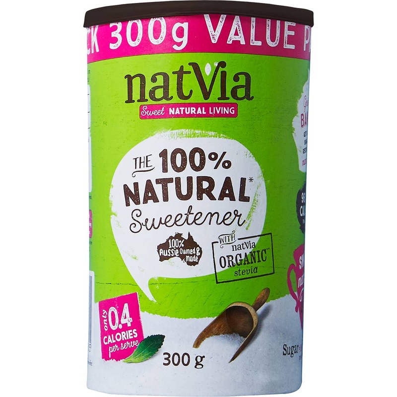Buy Natvia Natural Sweetener Organic Stevia 300g - MyDeal