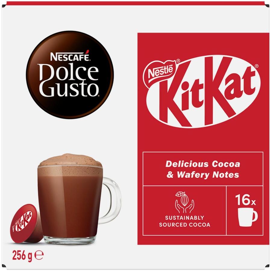 Buy Nescafe Dolce Gusto Kit-Kat Hot Chocolate Pods Capsules 16 Pack ...