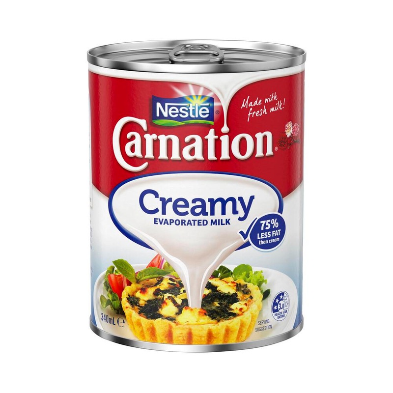 Buy Nestle Carnation Full Cream Evaporated Milk Tin 340ml - MyDeal