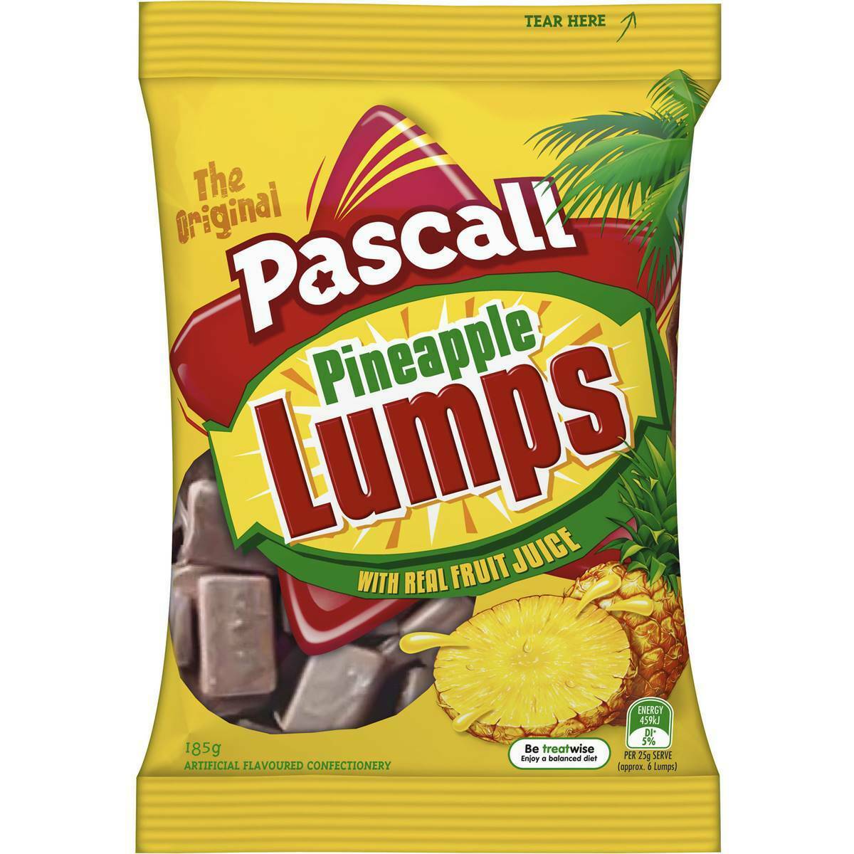 Buy Pascall Pineapple Lumps Chocolate 185g bag - MyDeal Australia