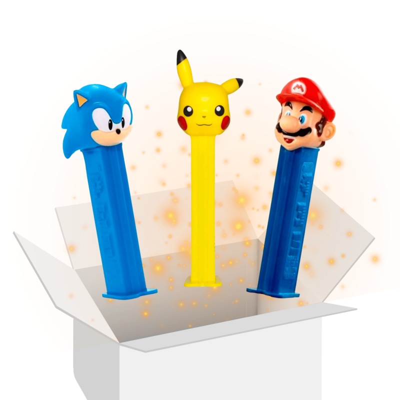 Buy PEZ Candy Dispenser Retro Gaming Collection Gift Box Set Bundle ...