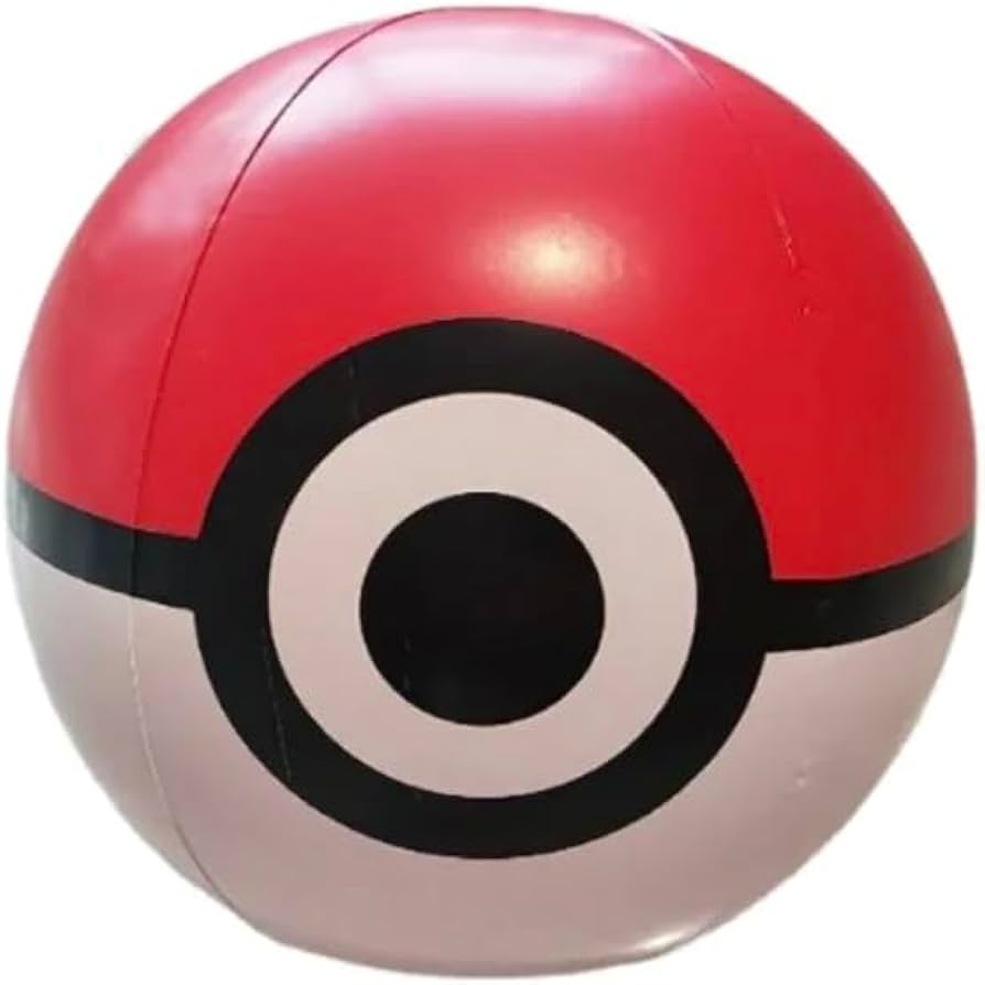Buy Pokemon Inflatable Pokeball Beach Ball for Kids - MyDeal Australia