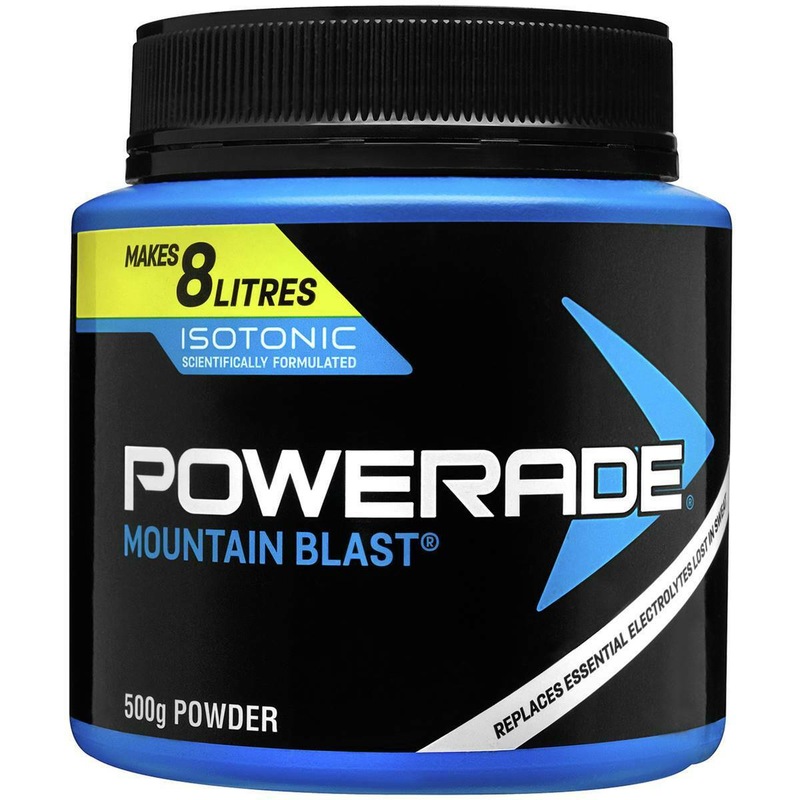 Buy Powerade Isotonic Mountain Blast Sports Drink Powder 500g - MyDeal