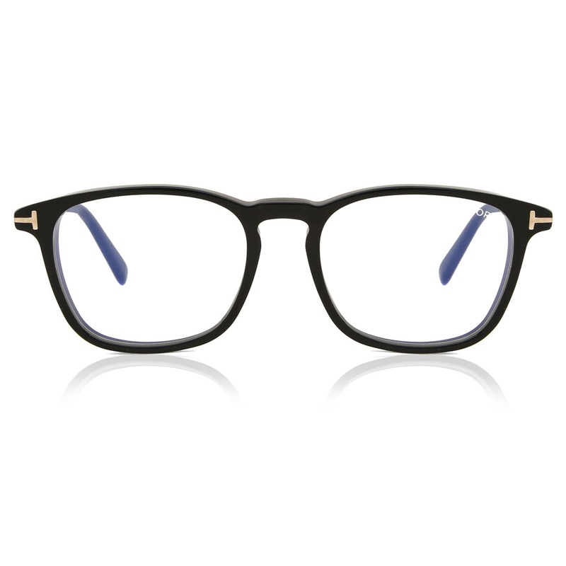 Buy Tom Ford FT5960-B Blue-Light Block 001 Men Eyeglasses - MyDeal