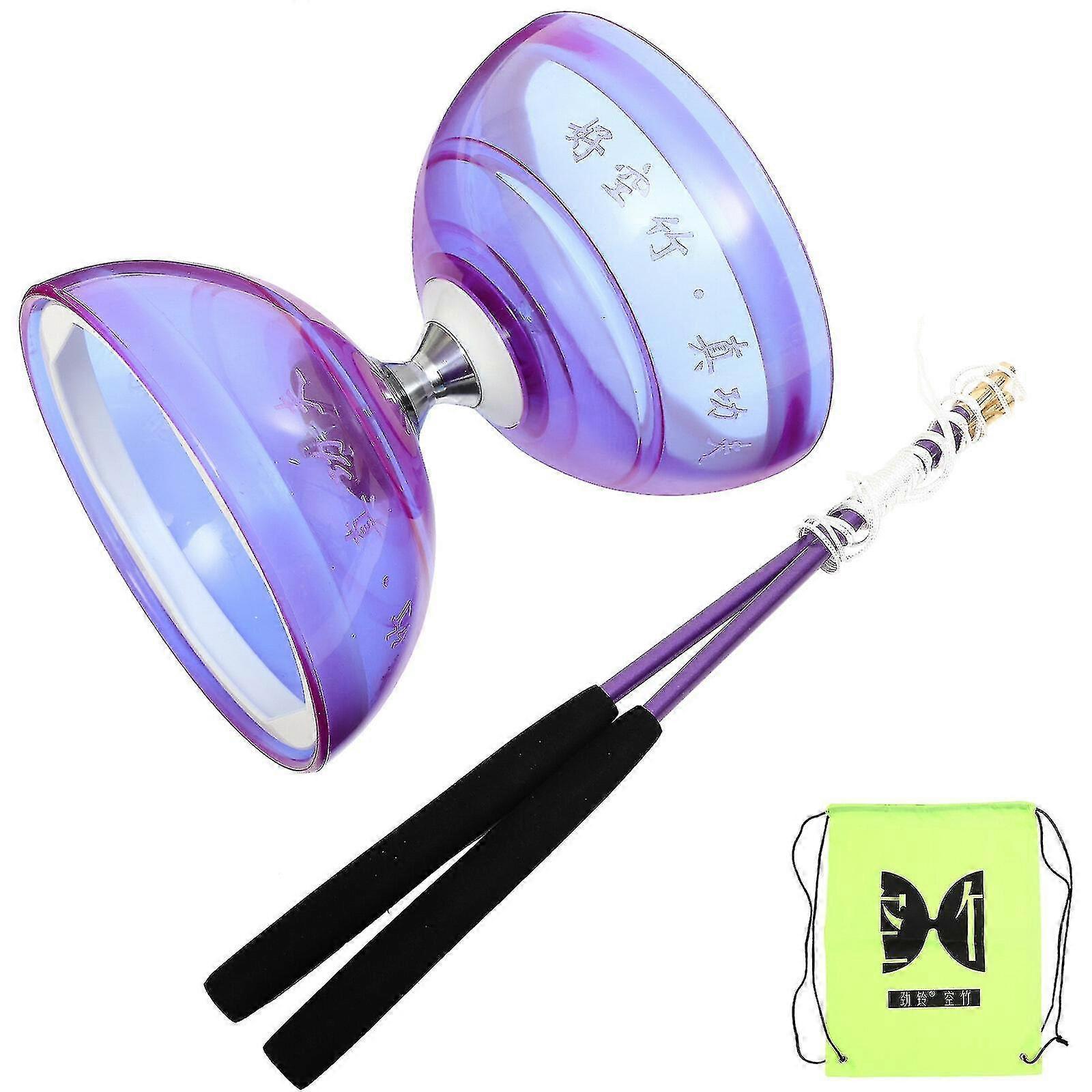 Buy 1 Set Of Triple Bearing Diabolo Toy Transparent Chinese Diabolo Toy ...