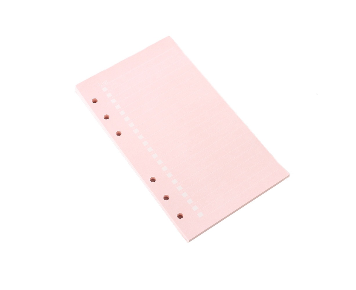 Buy 40 Sheets A5/A6 Filler Papers Loose-leaf Notebook 6 Holes Office ...