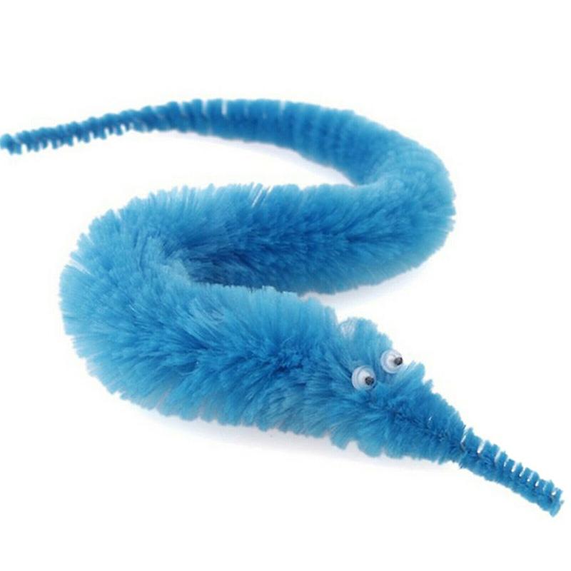 Buy 6 Pcs Fuzzy Twisty Worm Wiggle Moving Sea Horse Soft Toy Gift for ...