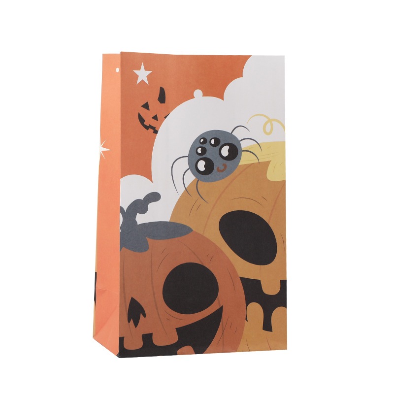 Buy 8pcs Halloween gift bags candy storage box party photo props candy ...