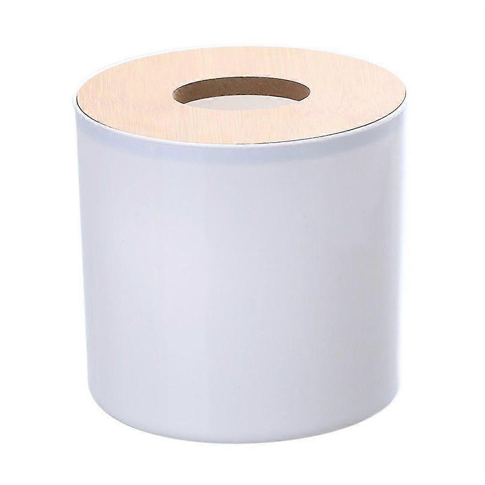 Buy Bamboo Lid Tissue Box, Round Tissue Box, Napkin Box - MyDeal Australia