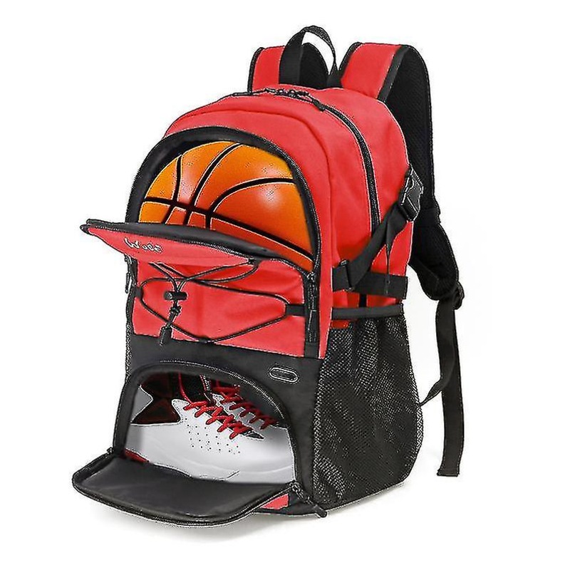 Buy Basketball Backpack Large Sports Bag With Separate Ball Holder ...