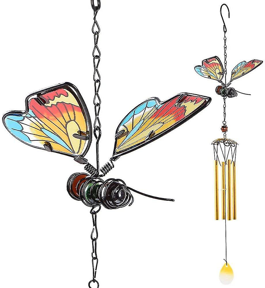 Buy Butterfly Wind Chime Memorial Wind Chime Outdoor Wind Chime Garden ...