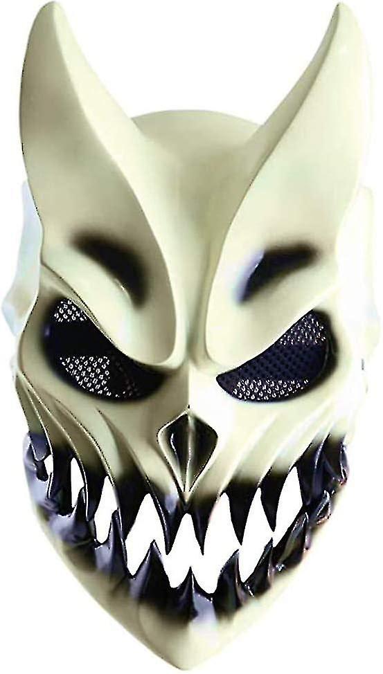Buy Demon Mask, Slaughter To Prevail Mask Oni Mask Halloween Prop Party ...