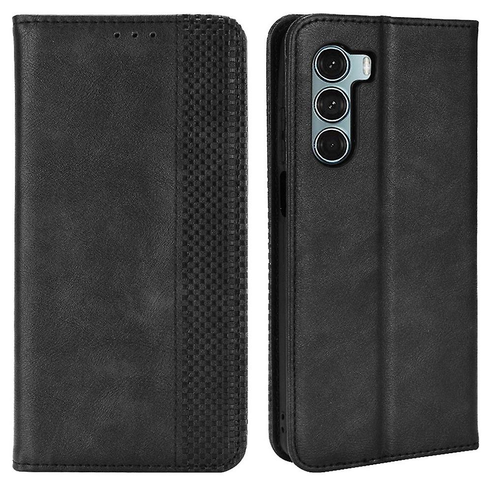 Buy For Motorola Moto G200 5G/Edge S30 Wallet Case Mosaic Vintage ...