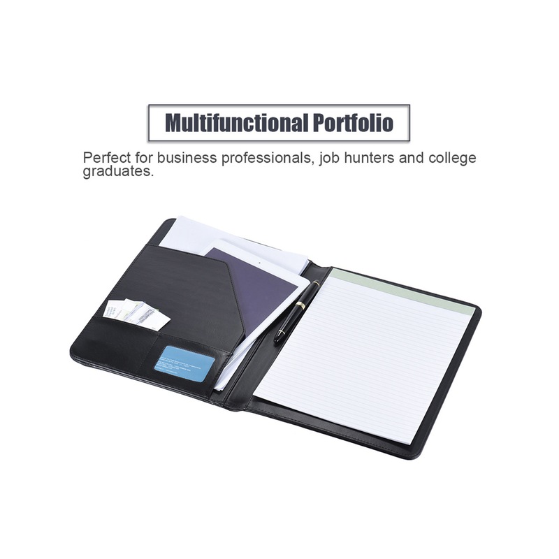 Buy Multifunctional Business Portfolio Padfolio Folder Document Case ...
